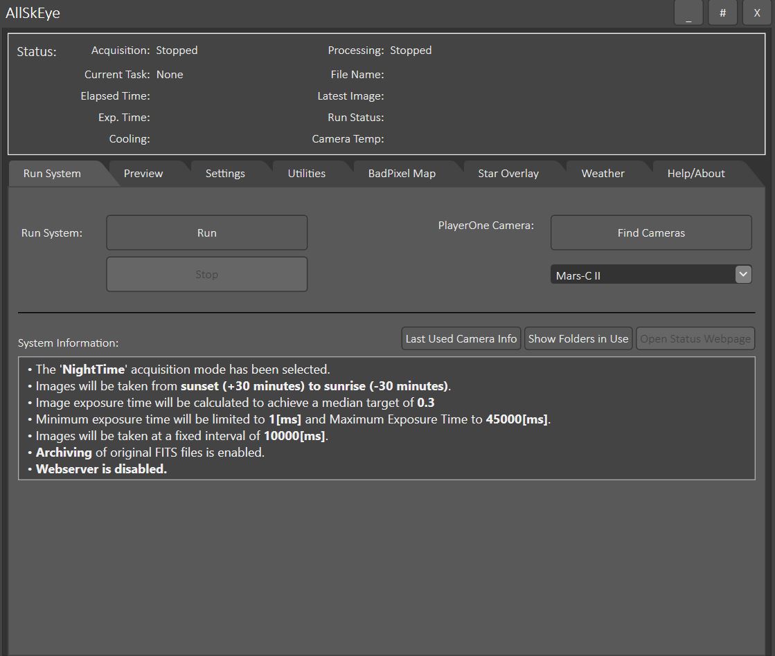 AllSkEye Preview Version 0.9.28.2 Released - AllSkEye